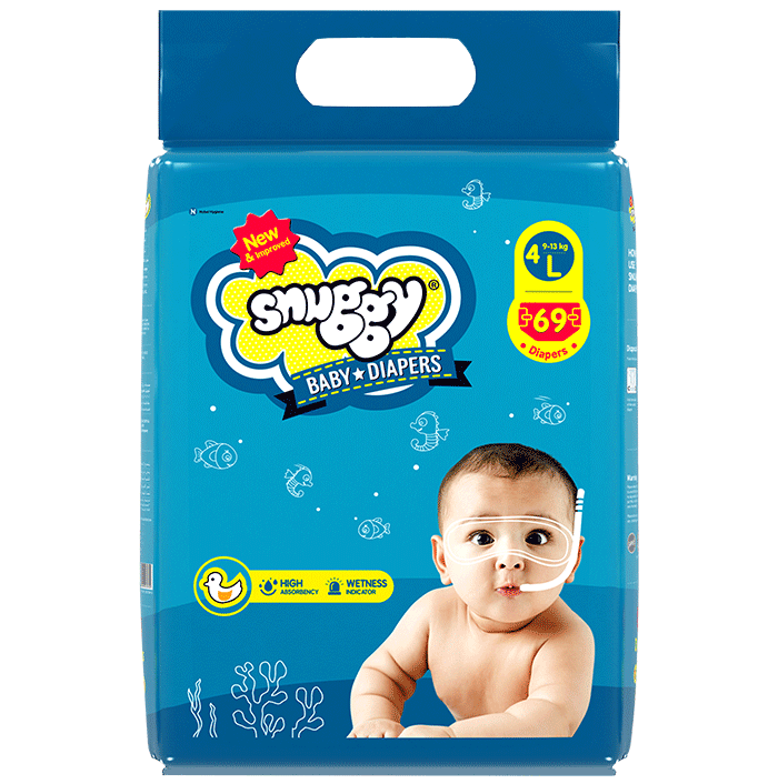 Snuggy Diaper L Size : Perfect Fit for Your Growing Little One