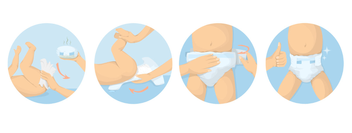 Learn How to Change Baby Diapers - Snuggy Baby Diaper